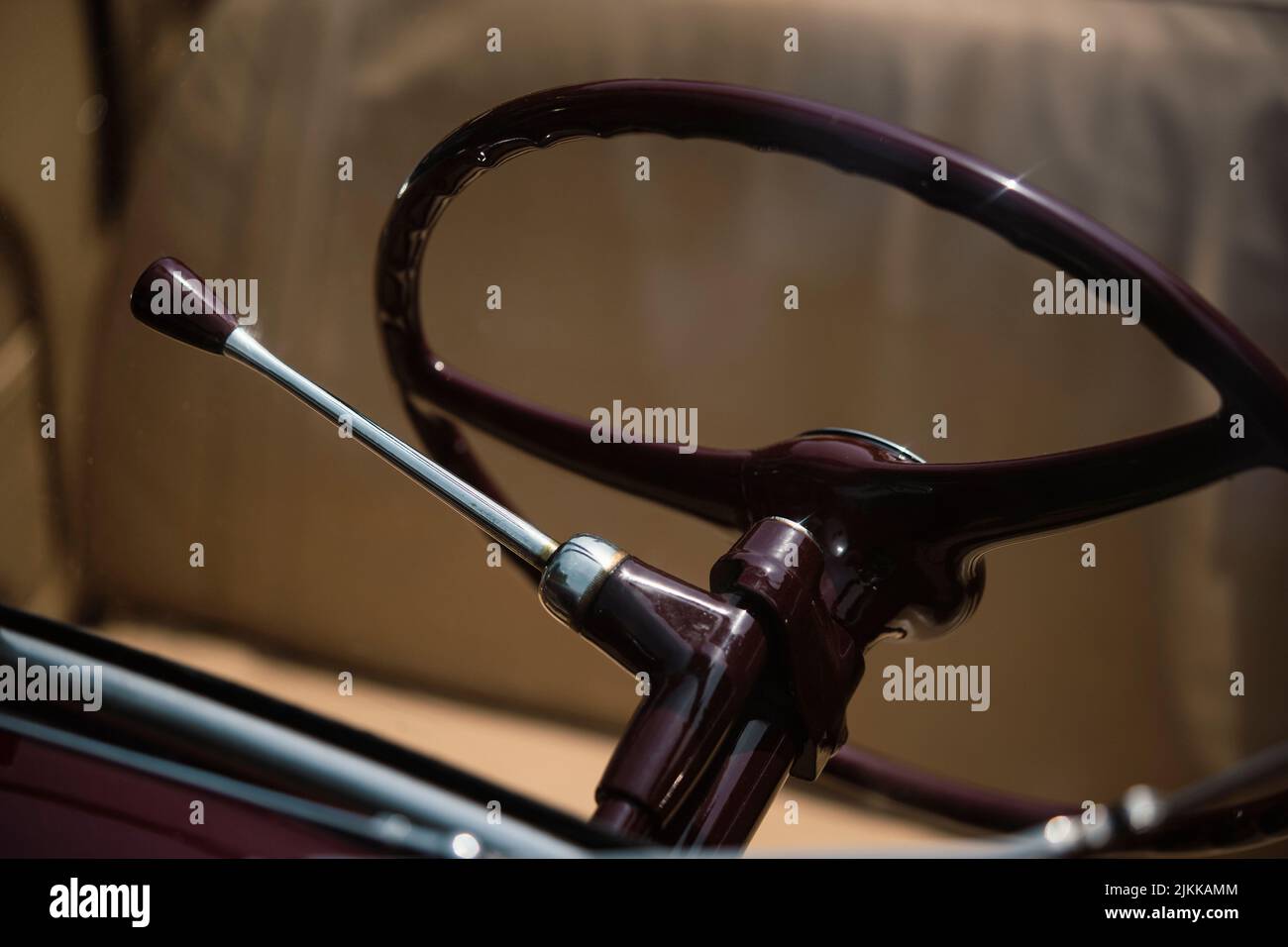Gear lever on steering wheel hi-res stock photography and images - Alamy