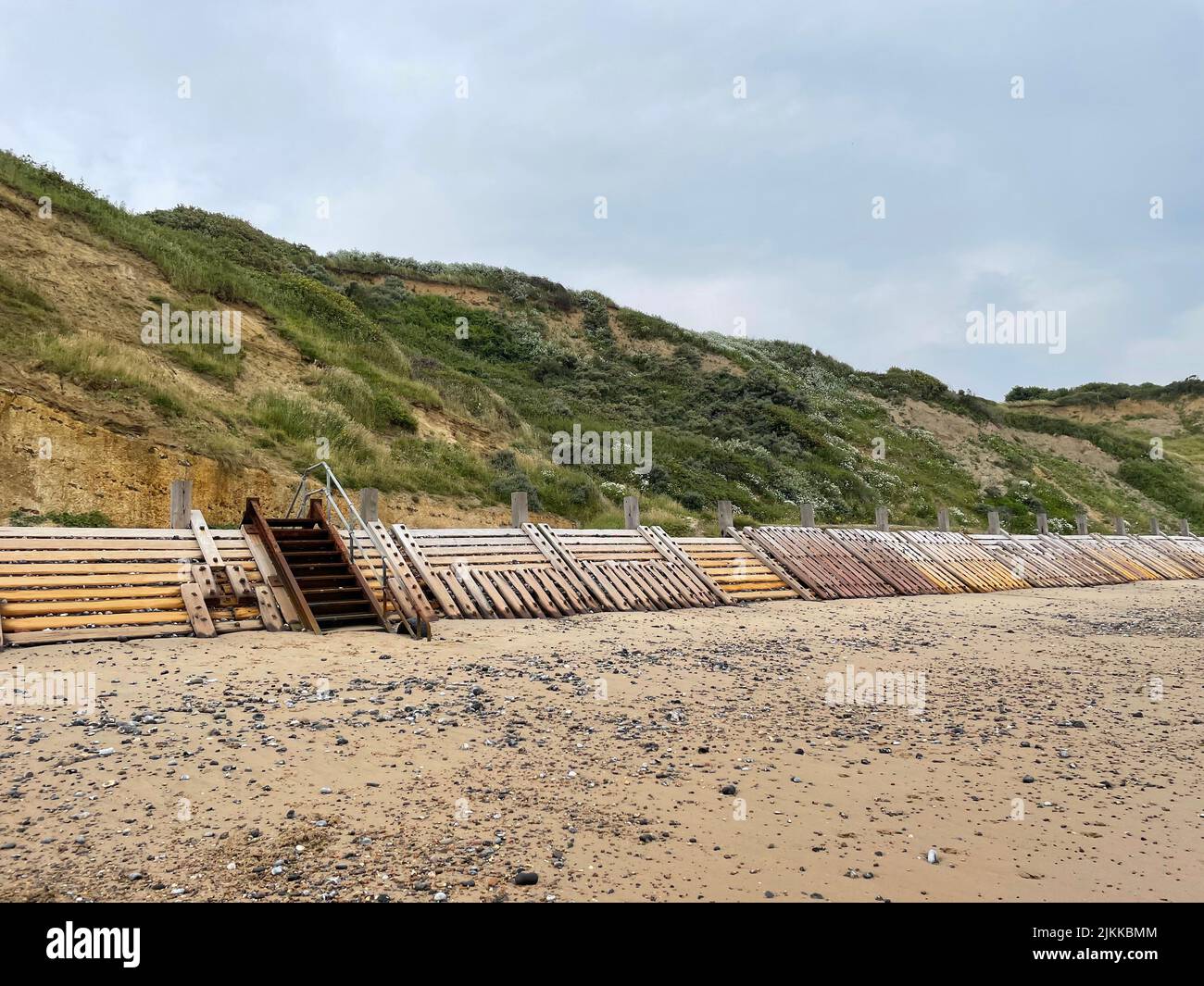A beautiful view of an old dirty wooden tiled roof with rusty nails ...