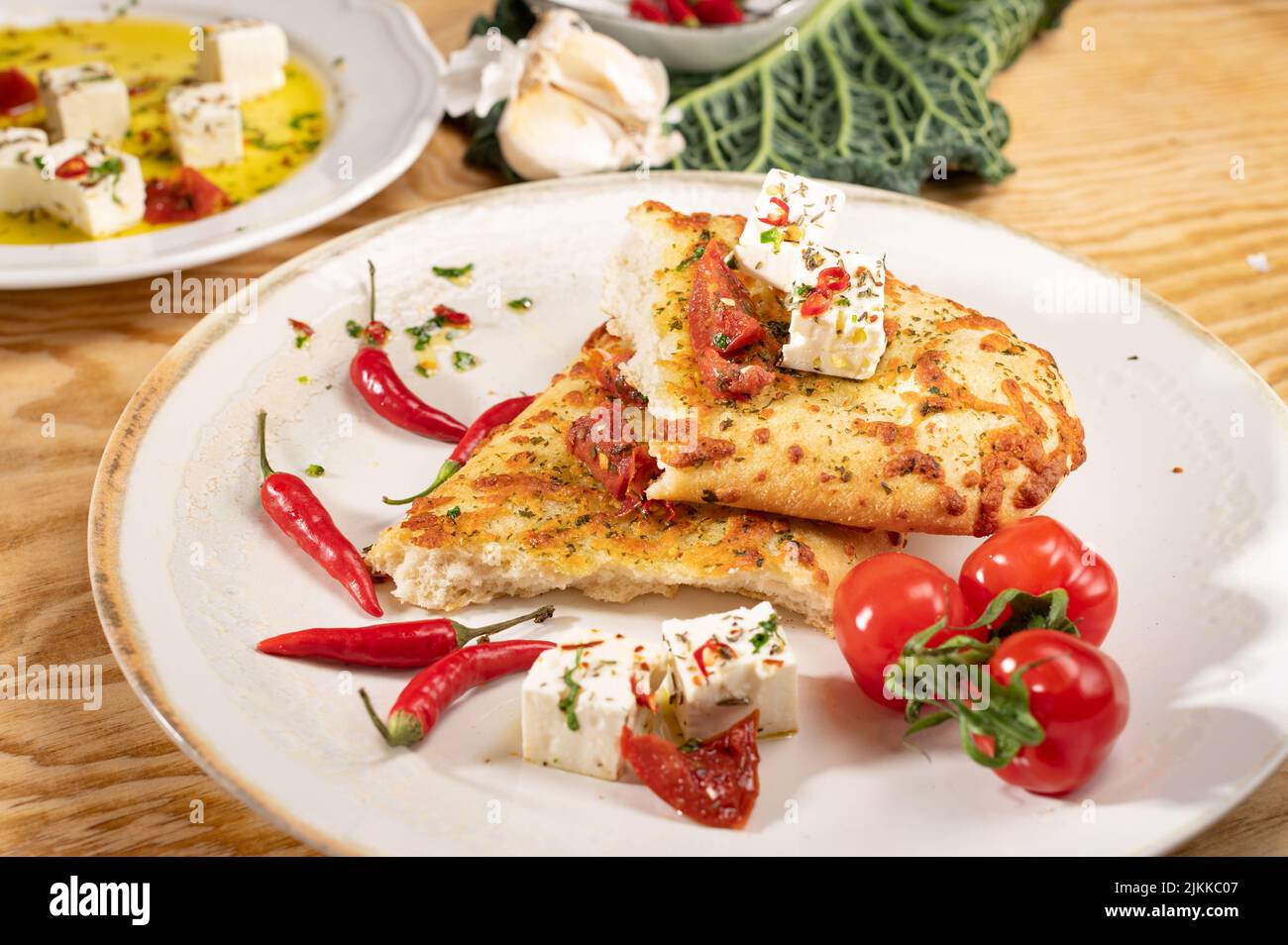 Feta cheese dish hi-res stock photography and images - Alamy