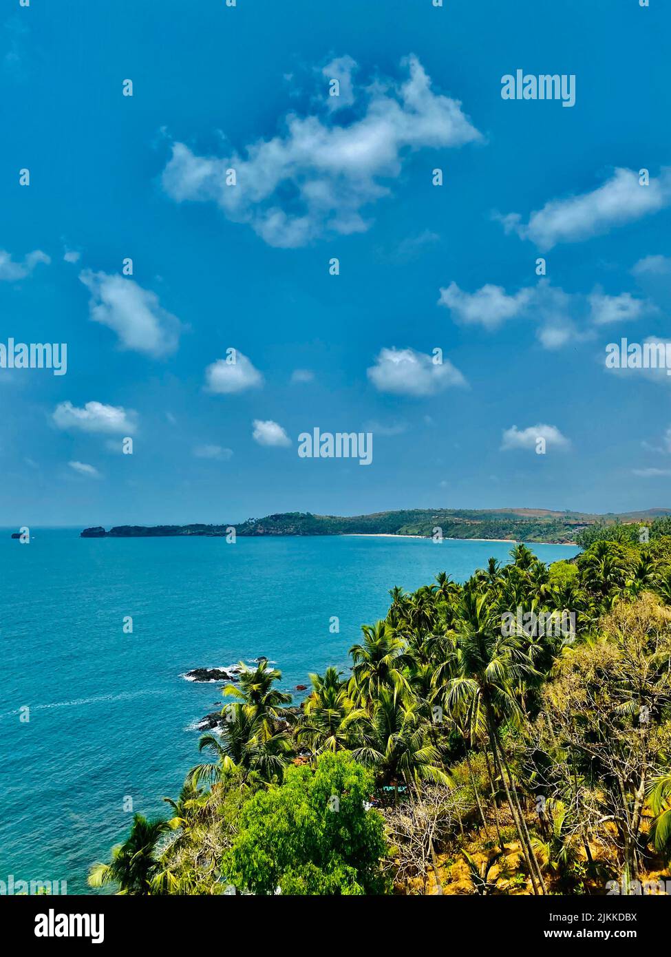 The mesmerizing view of Cabo de rama beach in Goa, India Stock Photo ...