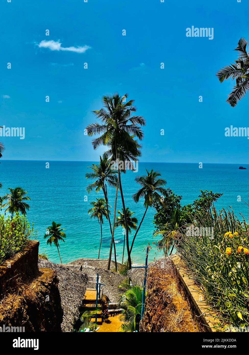 The mesmerizing view of Cabo de rama beach in Goa, India Stock Photo ...