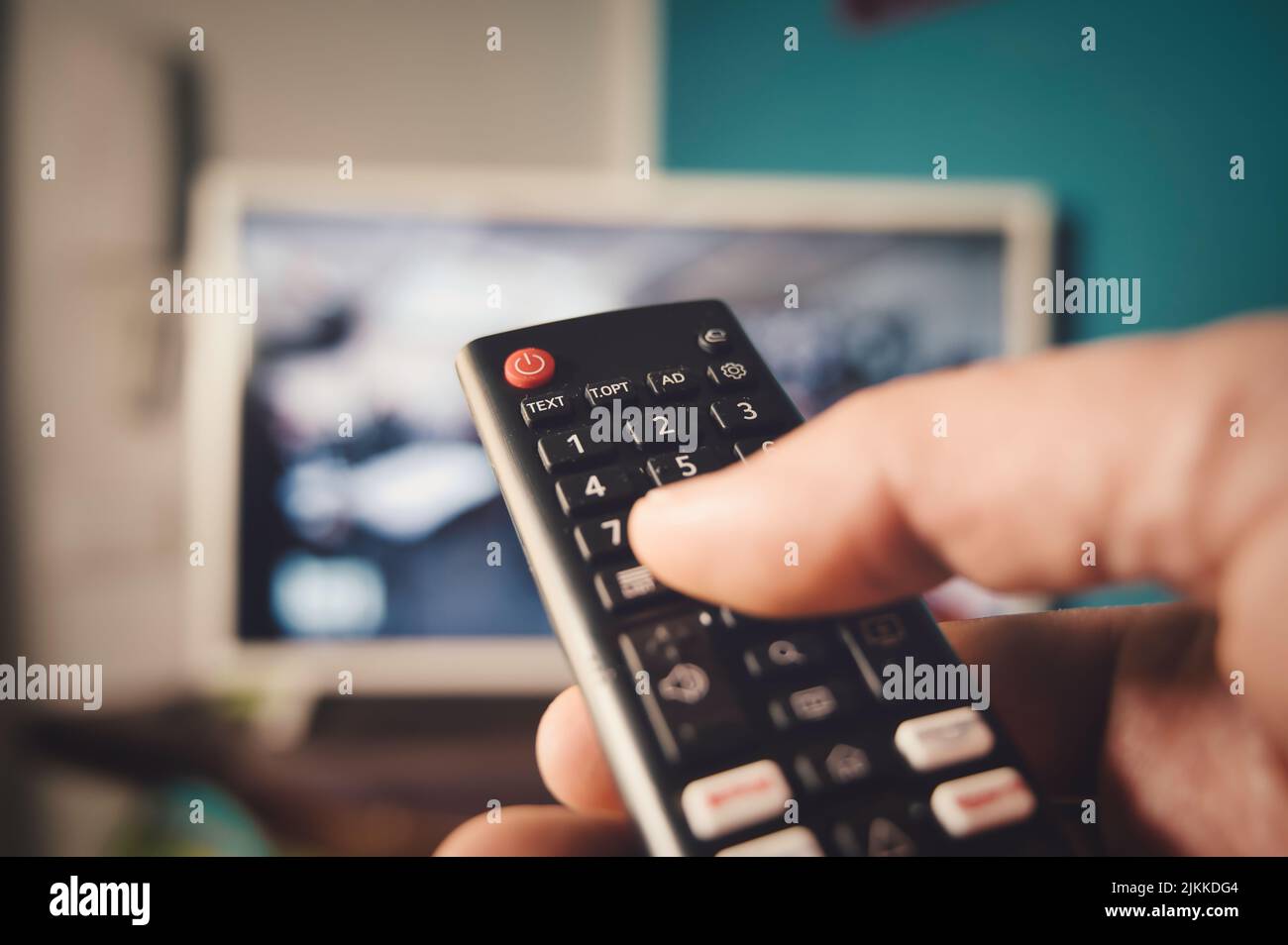 Tv remote control signal hi-res stock photography and images - Alamy