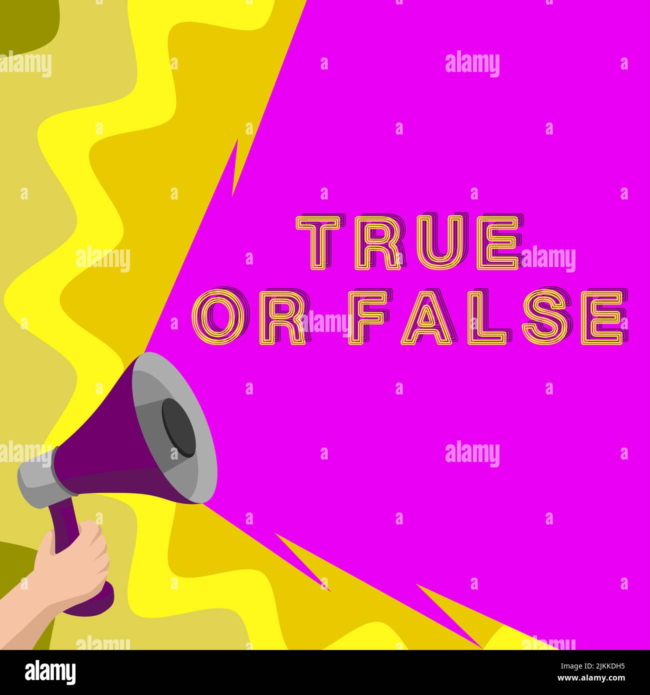 Writing displaying text True Or False. Word Written on Decide between a ...