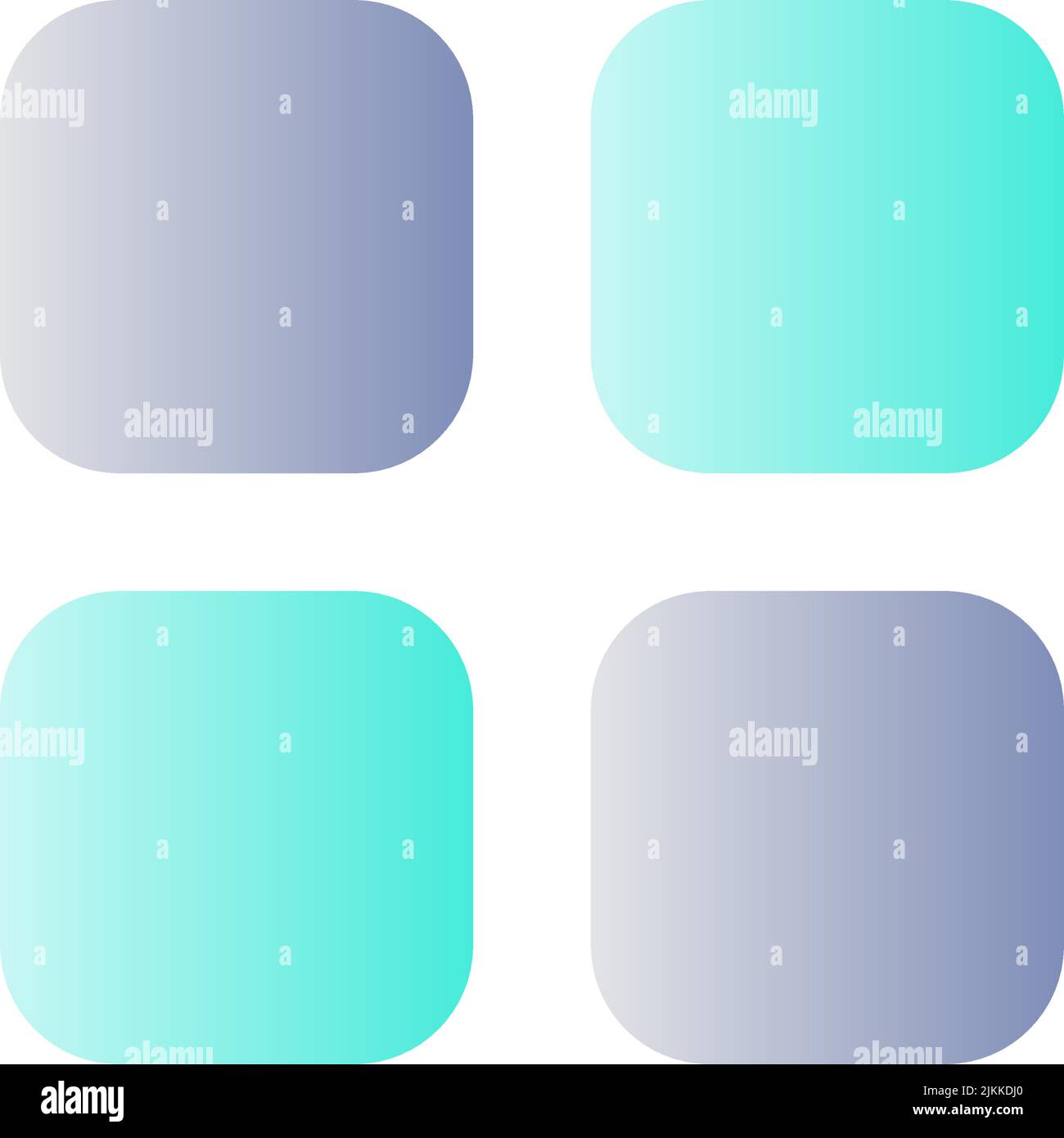 Bento like menu flat gradient color ui icon Stock Vector Image & Art - Alamy