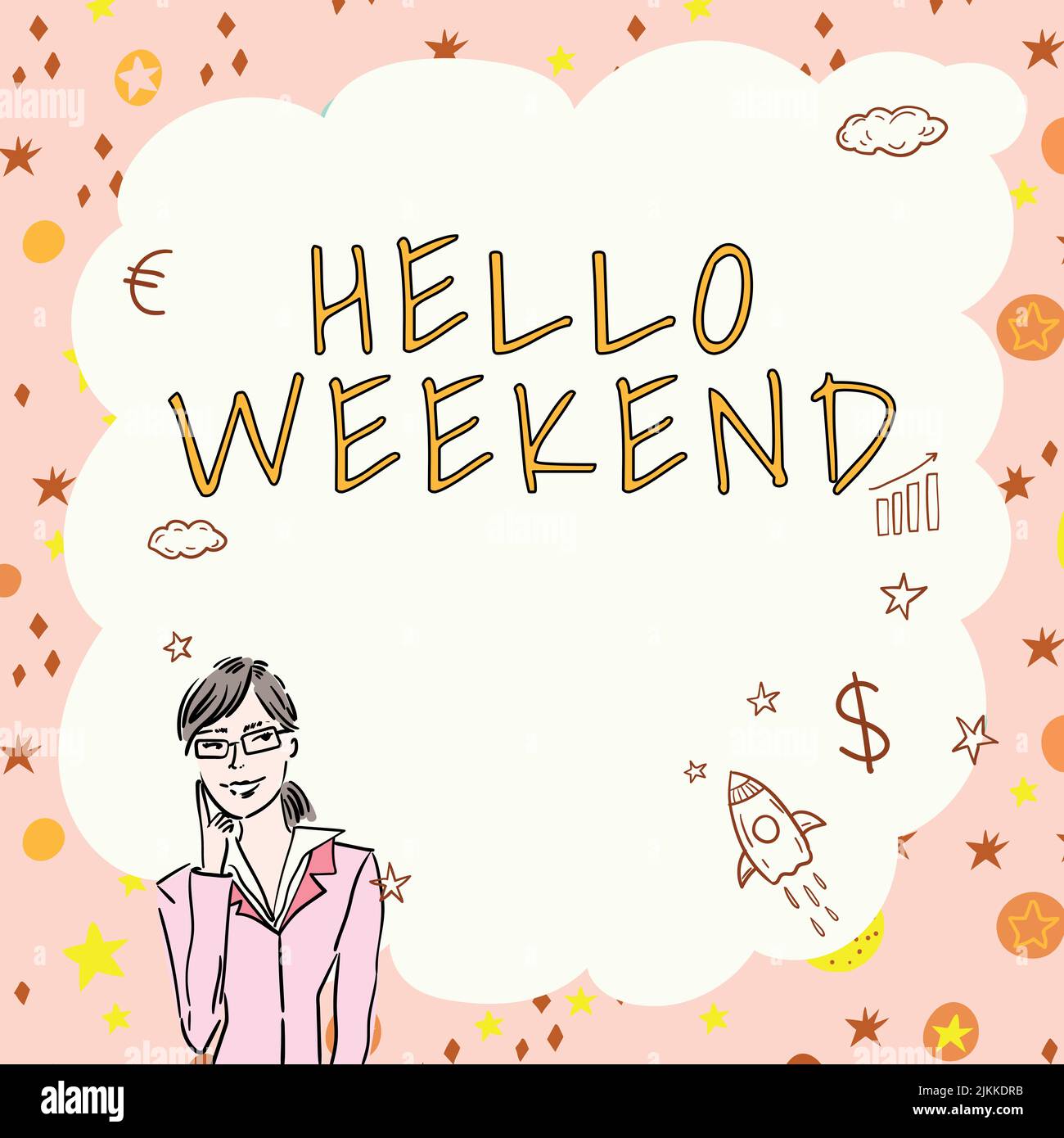 Conceptual display Hello Weekend. Business concept Getaway Adventure ...