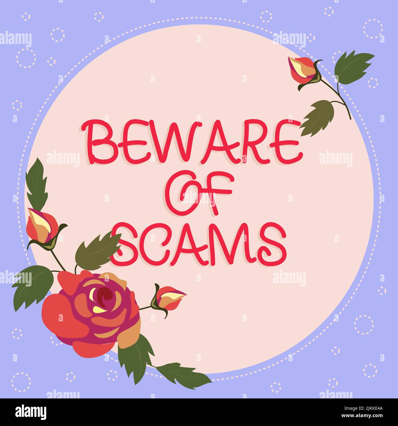 Text sign showing Beware Of Scams. Business concept Stay alert to avoid ...