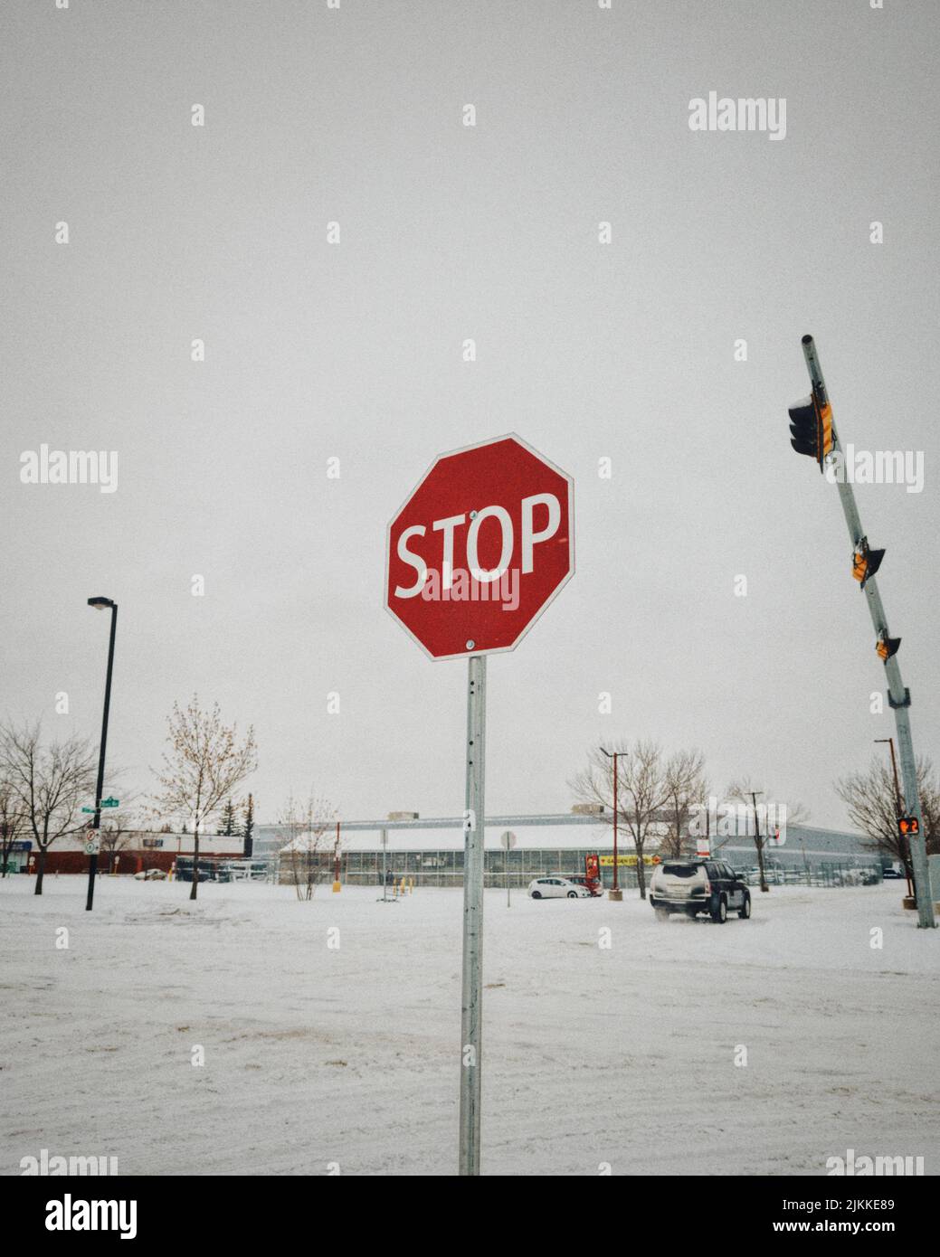 Stop sign on highway hi-res stock photography and images - Alamy