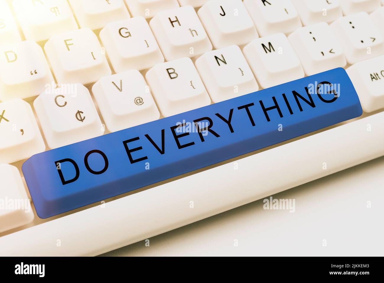 Sign displaying Do Everything. Business concept Jack of All Trades Self ...