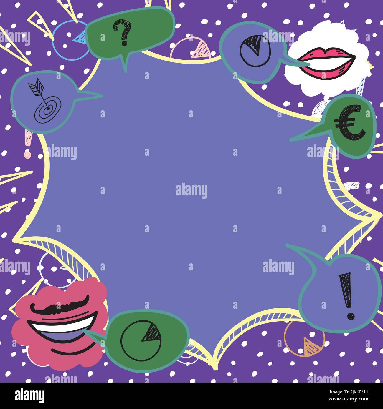 Man And Woman Talking About Important Informations. Crutial ...