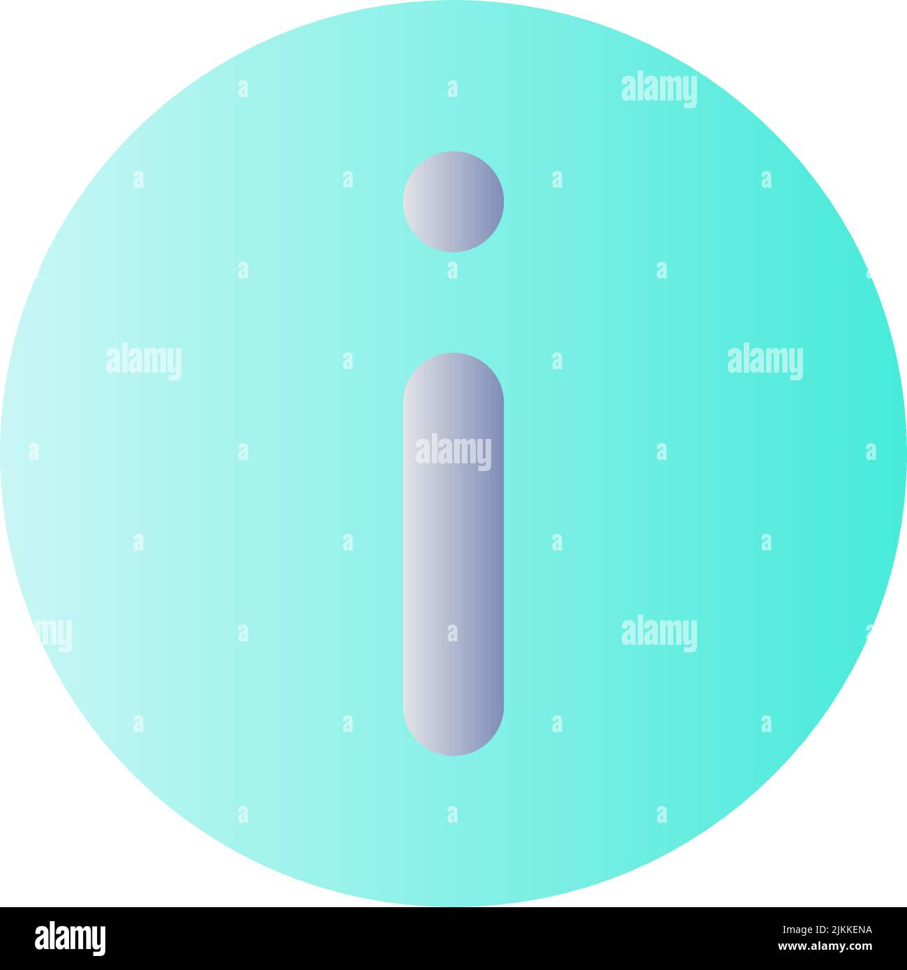 Info flat gradient color ui icon Stock Vector Image & Art - Alamy