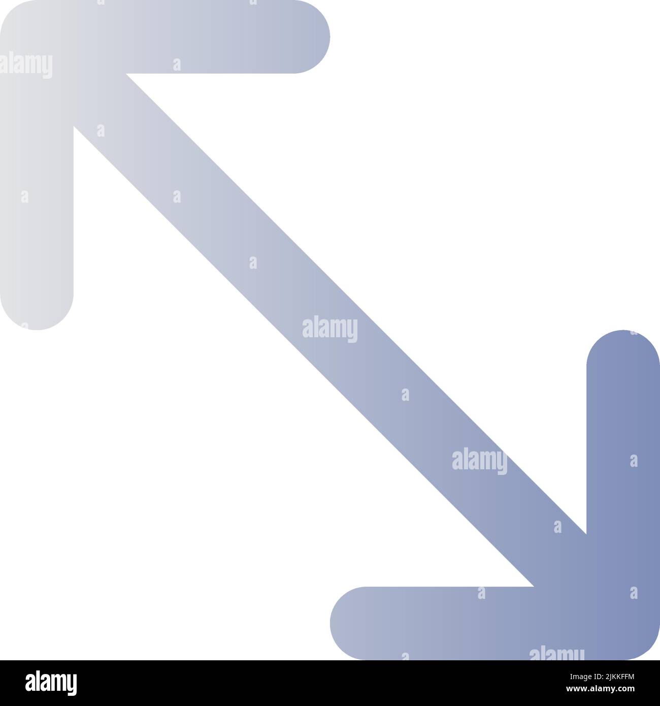 Expand flat gradient color ui icon Stock Vector Image & Art - Alamy