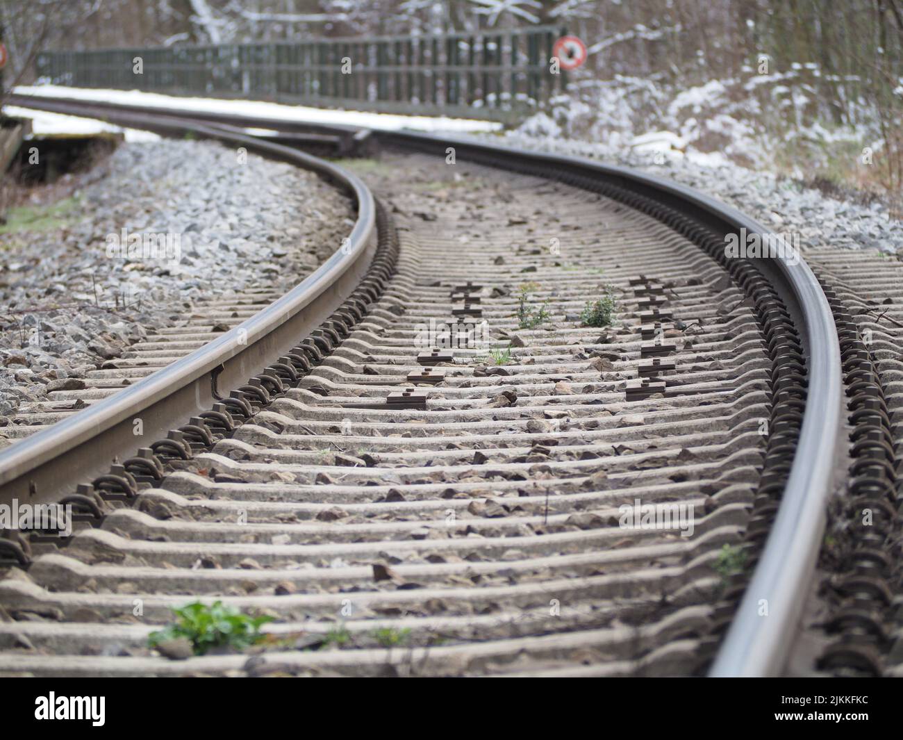 Empty railroad hi-res stock photography and images - Alamy