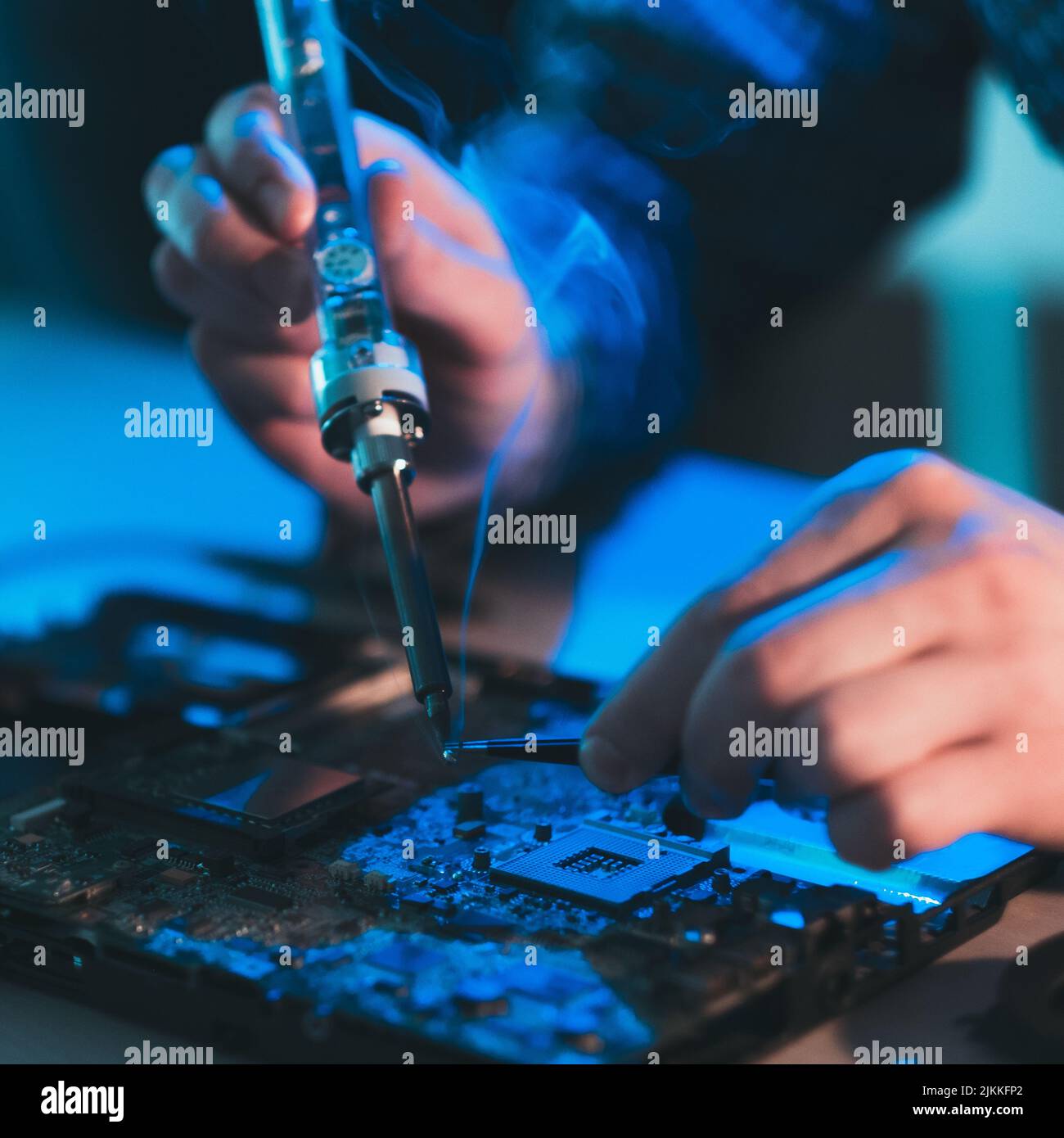 hardware maintenance repair electronics renovation Stock Photo - Alamy