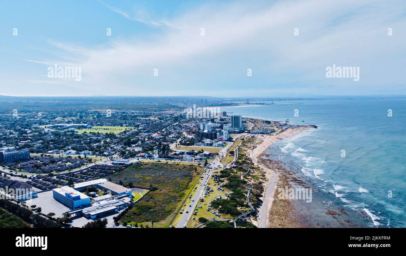 An aerial view of the Port Elizabeth, South Africa Stock Photo - Alamy