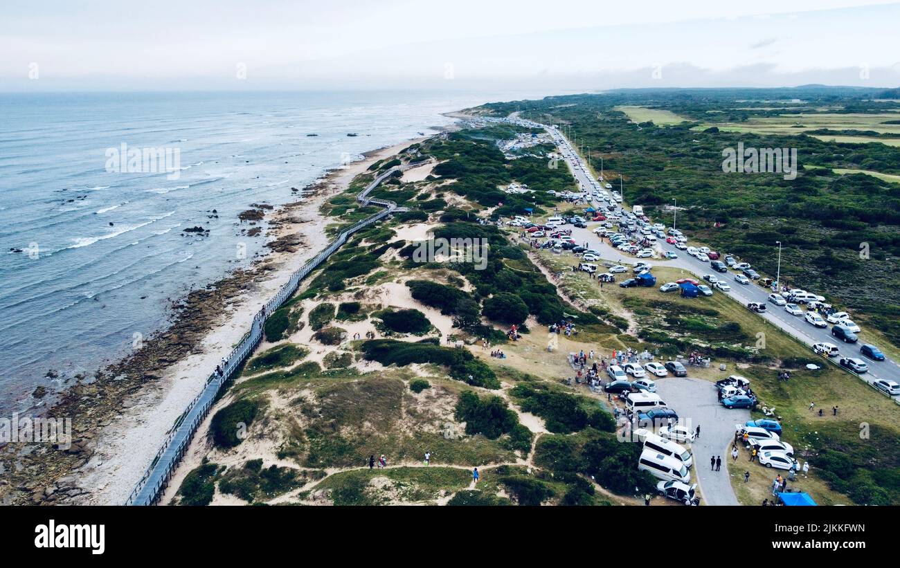 An aerial view of the Port Elizabeth, South Africa Stock Photo - Alamy