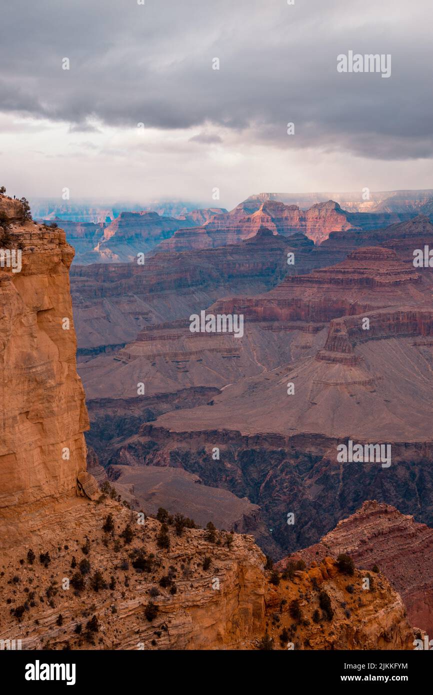 The Grand Canyon National Park, a major landmark in the state of ...