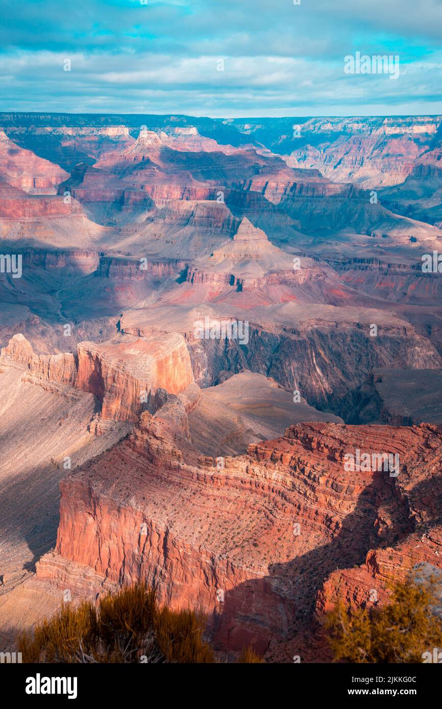 The Grand Canyon National Park, a major landmark in the state of ...