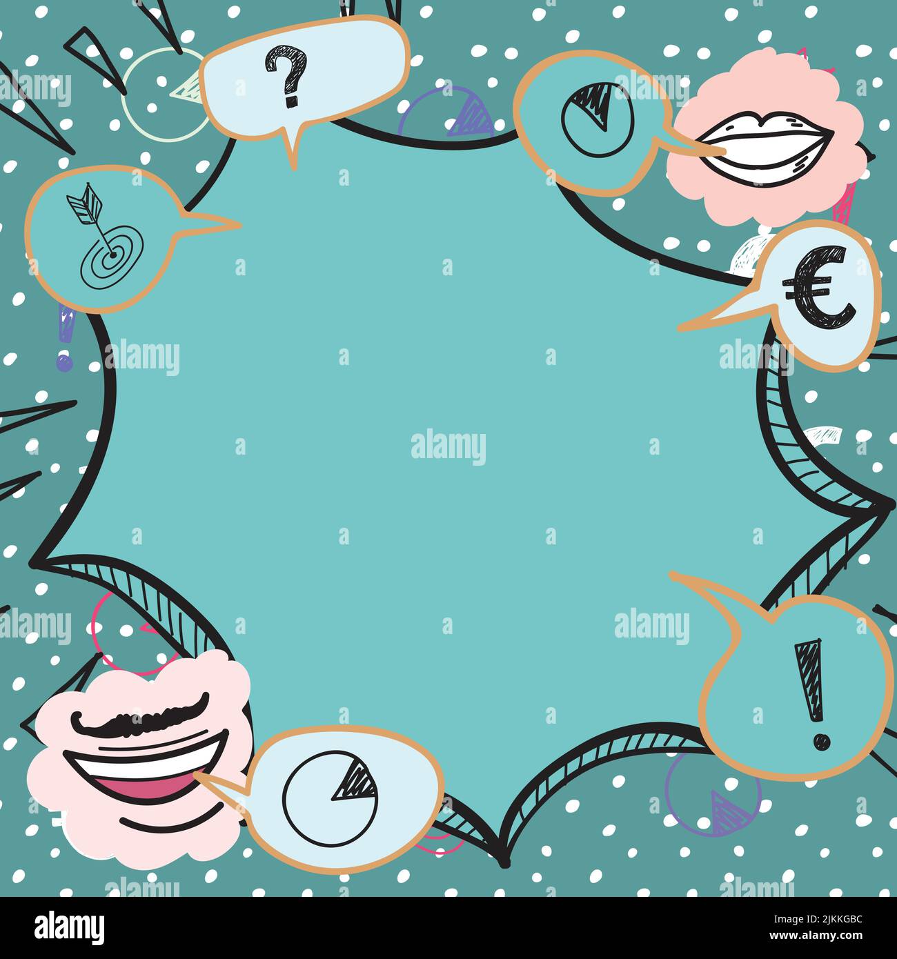 Man And Woman Talking About Important Informations. Crutial ...