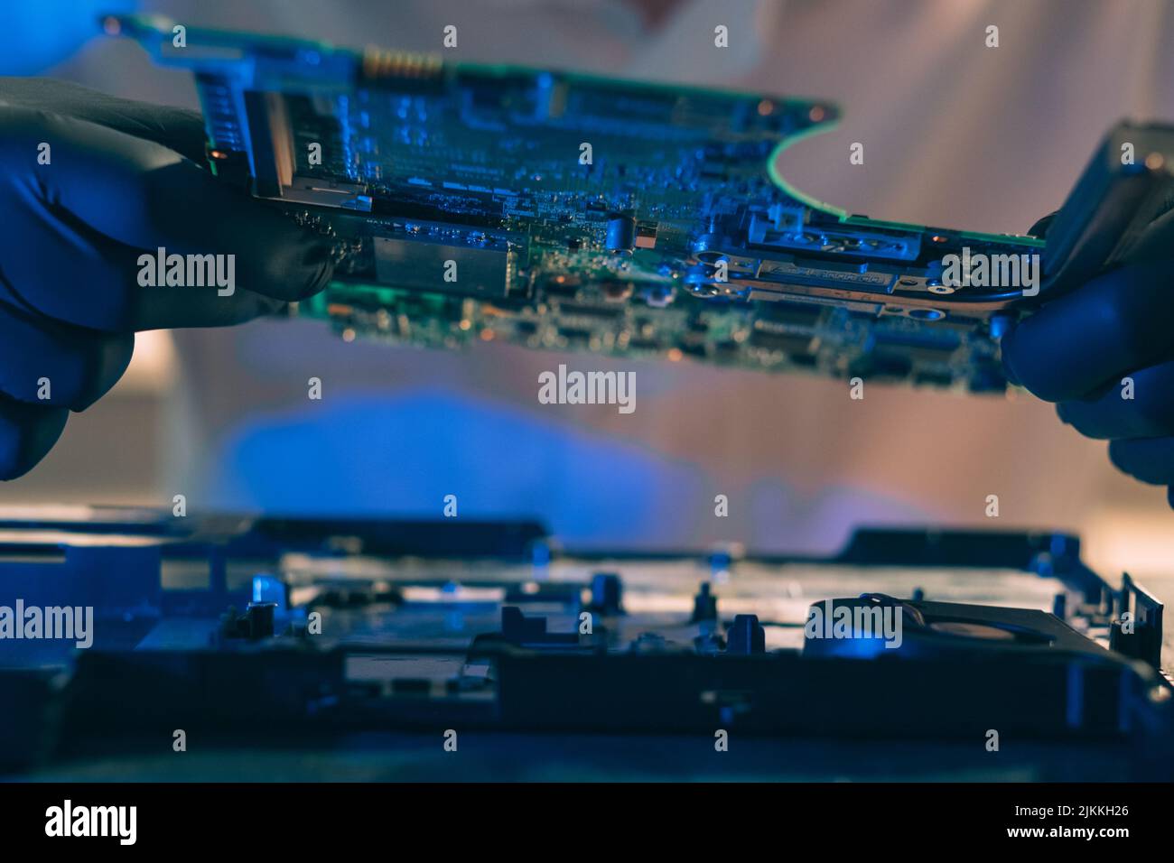 computer hardware microelectronics component Stock Photo - Alamy