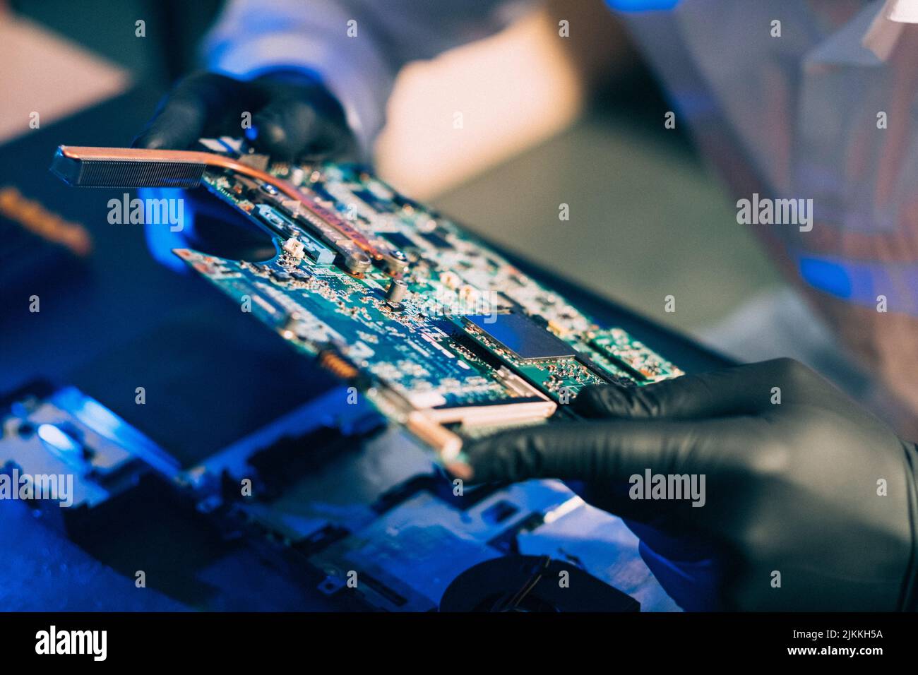 computer hardware engineering motherboard Stock Photo - Alamy