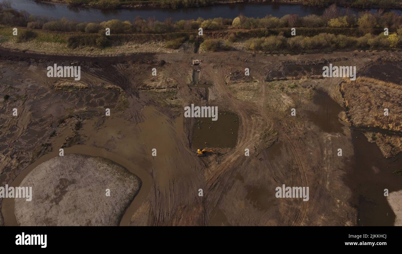 Wetlands top view hi-res stock photography and images - Alamy