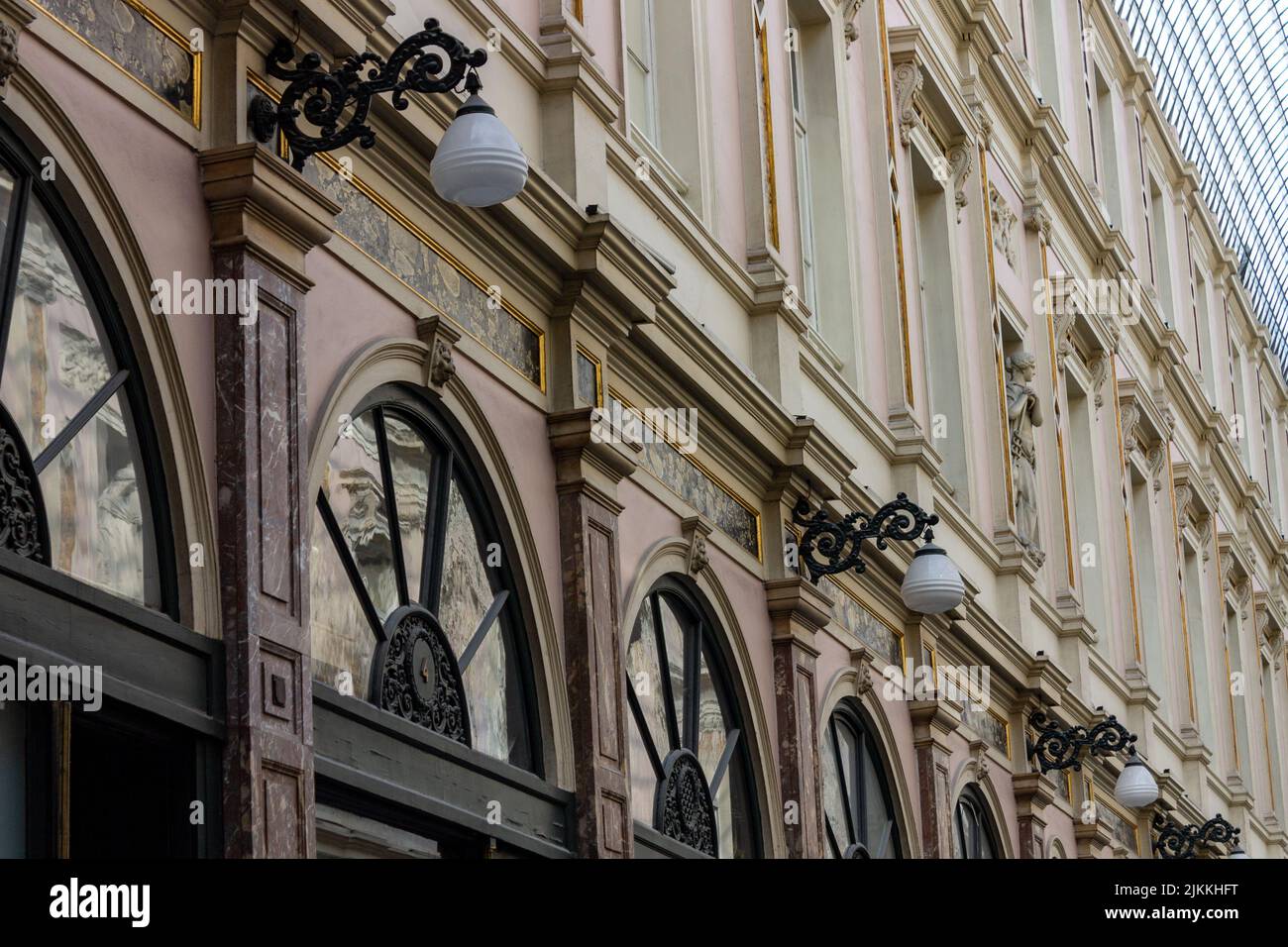 A Royal Gallery of Saint Hubert in downtown Brussels, Belgium, Europe ...