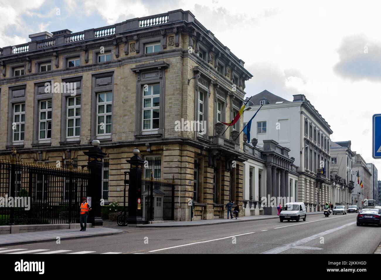 The flemish historical buildings in downtown Brussels, Belgium, Europe ...