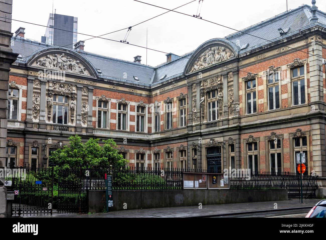 The flemish historical buildings in downtown Brussels, Belgium Stock ...