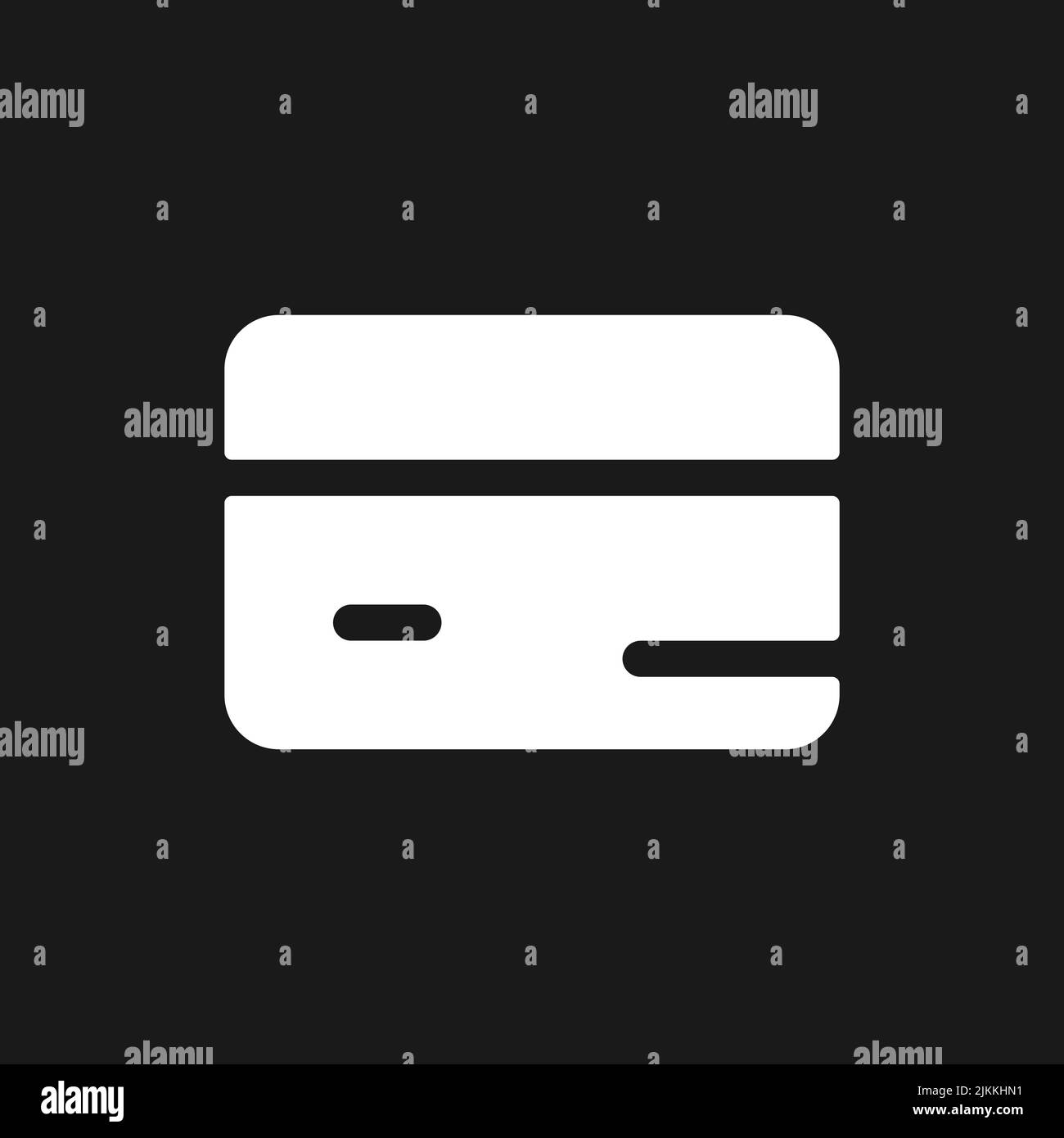 Close bank account dark mode glyph ui icon Stock Vector Image & Art - Alamy