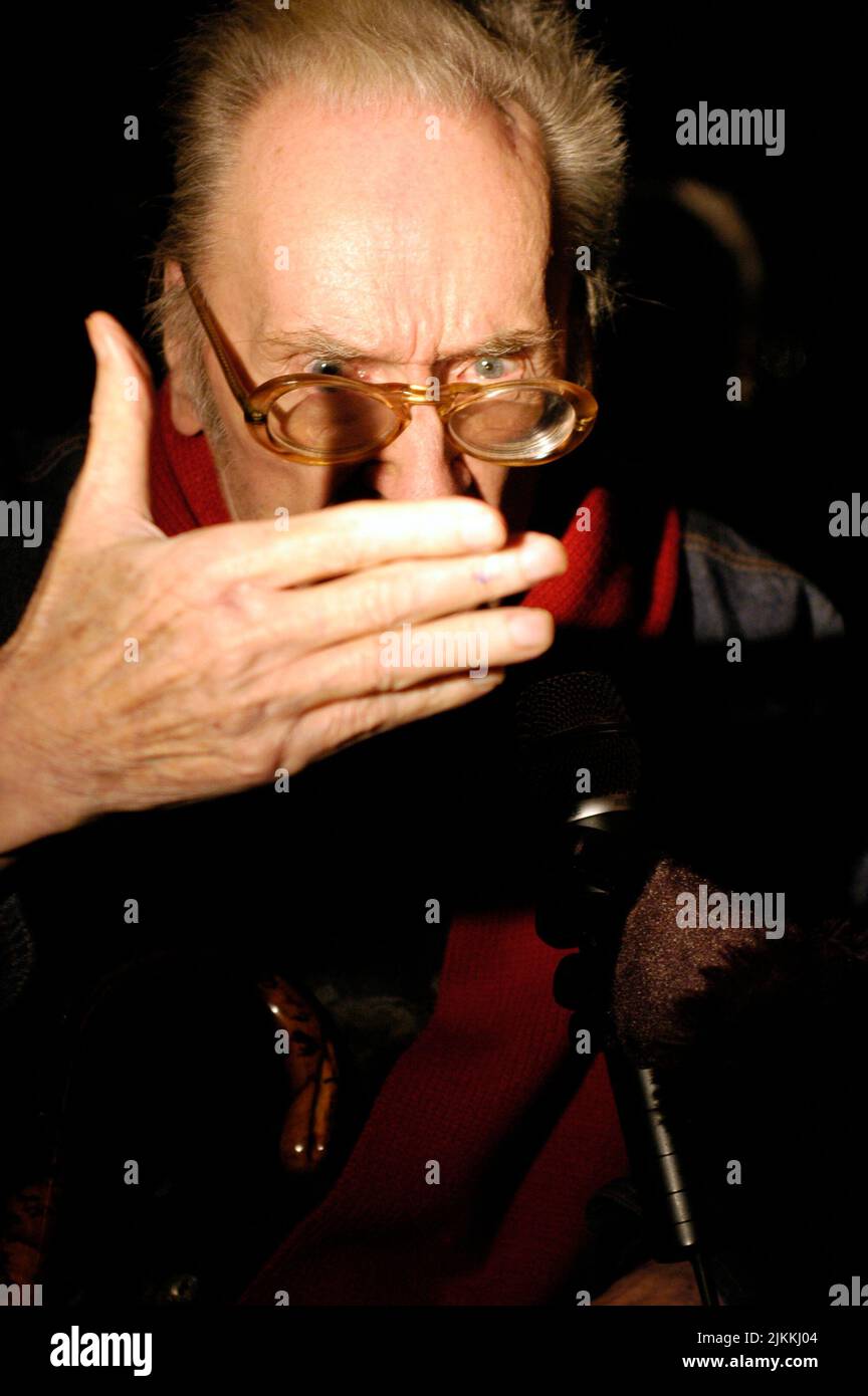 A vertical shot of Forrest Ackerman aka the father of Sci-Fi at the Sci ...