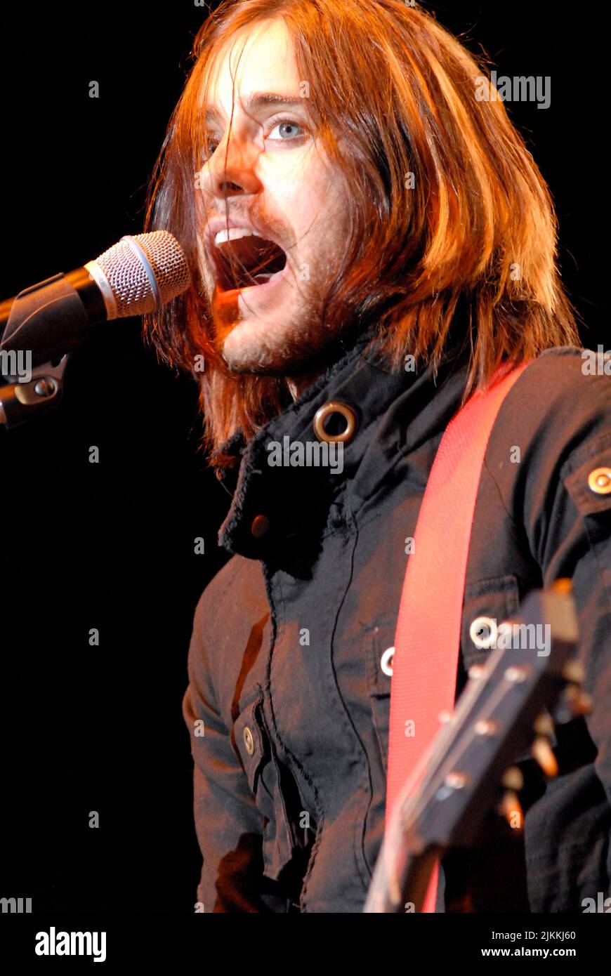 An actor, singer, guitarist Jared Leto performing live with the band 30 ...
