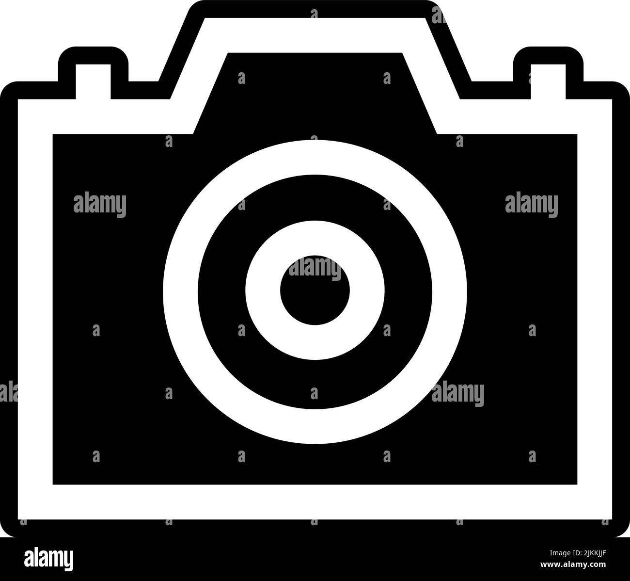 camera icon black vector illustration Stock Vector Image & Art - Alamy