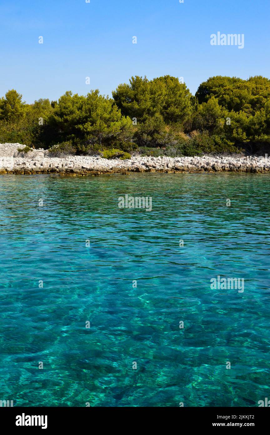 The waterfront of an island in Split in Croatia Stock Photo - Alamy