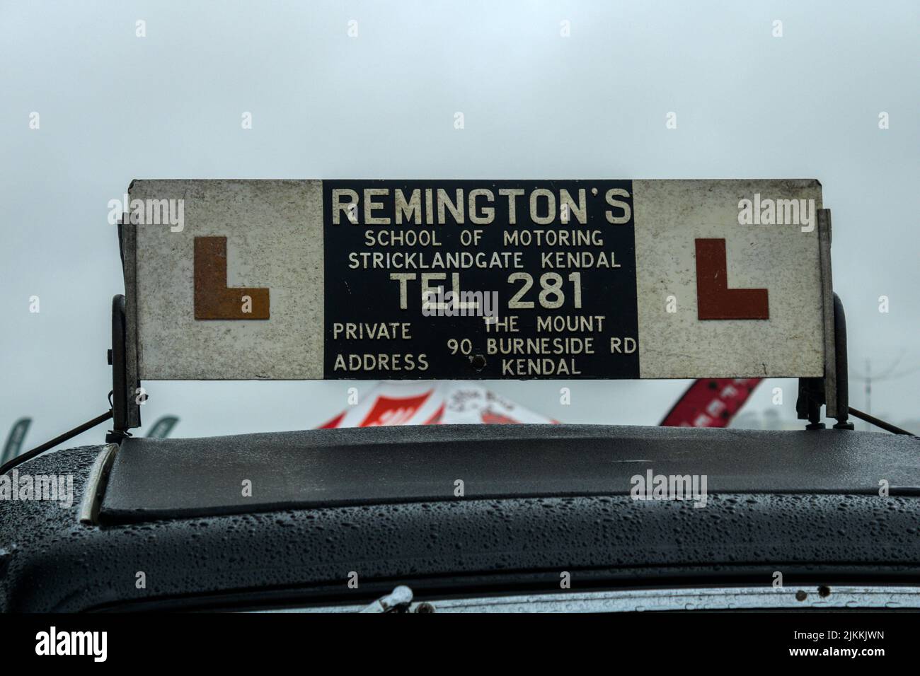 Remington's School Of Motoring sign on a Morris 8. Cumbria Steam ...