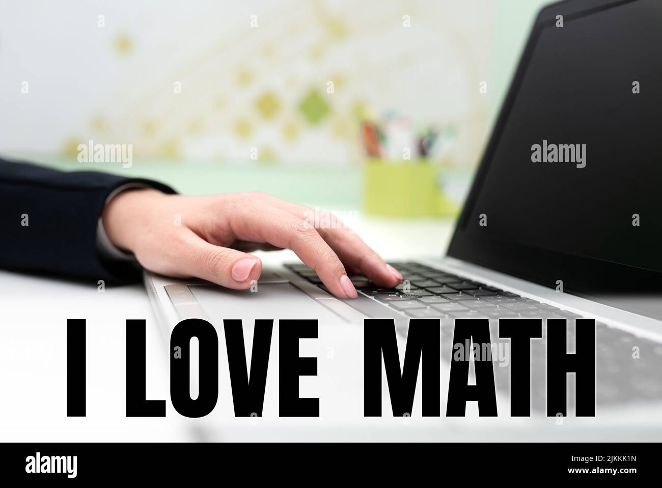 Conceptual display I Love Math, Business concept To like a lot doing ...