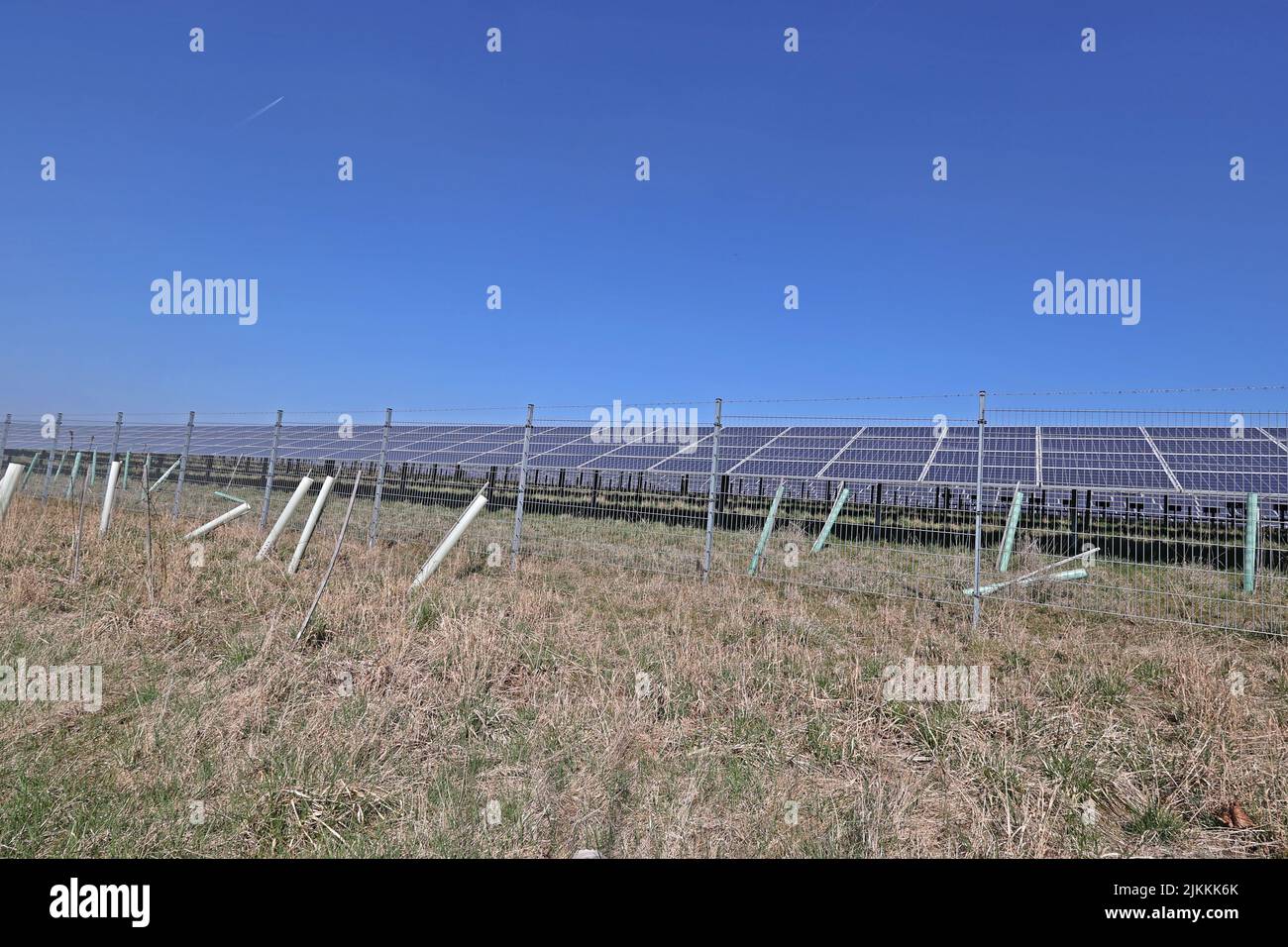 Solar field construction hi-res stock photography and images - Alamy