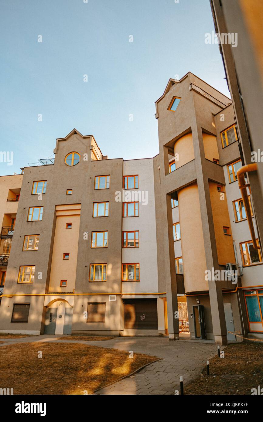 A beautiful scenery of the historic city of Vilnius, Lithuania Stock ...