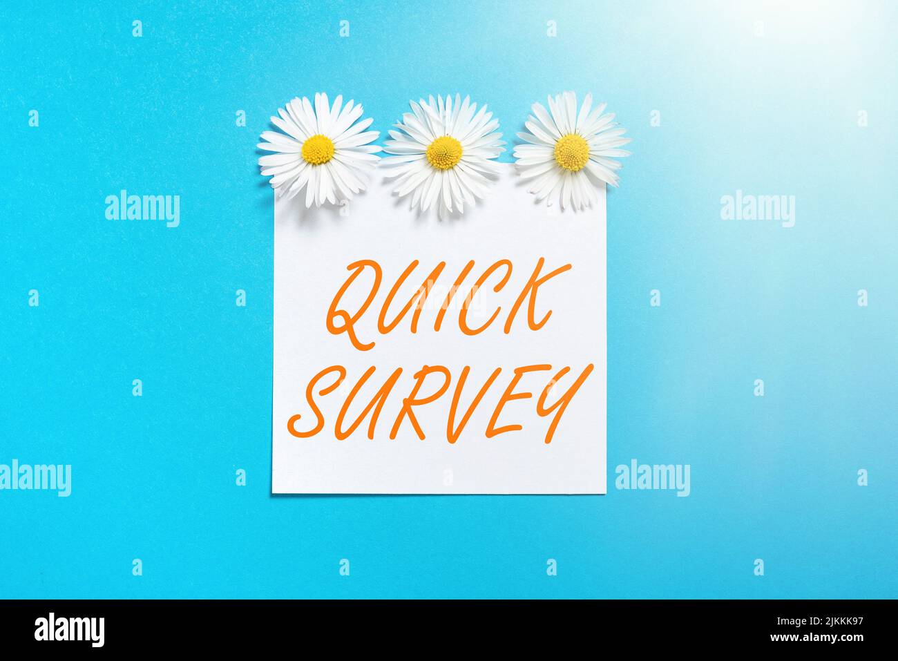 Inspiration showing sign Quick Survey. Word Written on Conduct fast ...