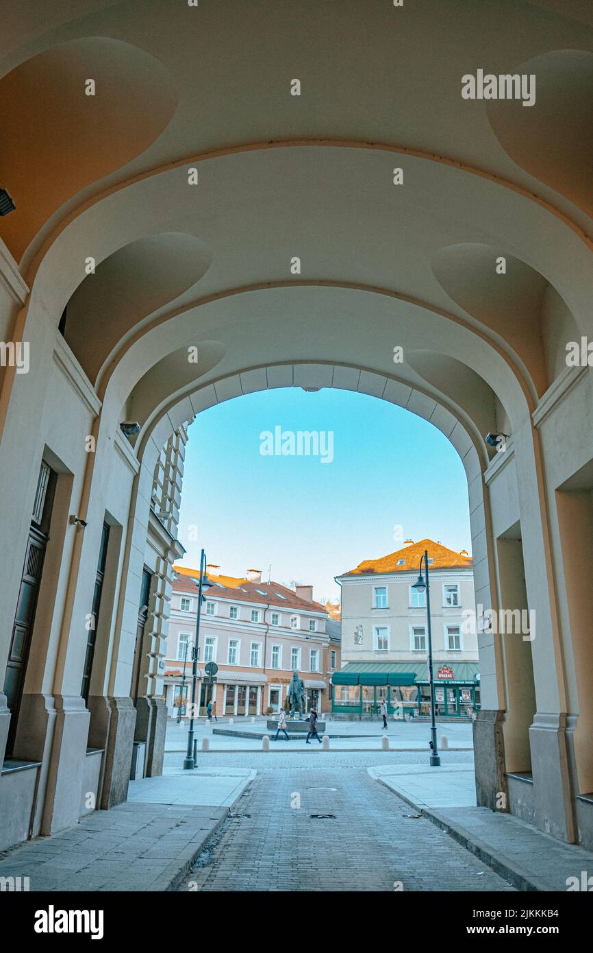 A beautiful scenery of the historic city of Vilnius, Lithuania Stock ...