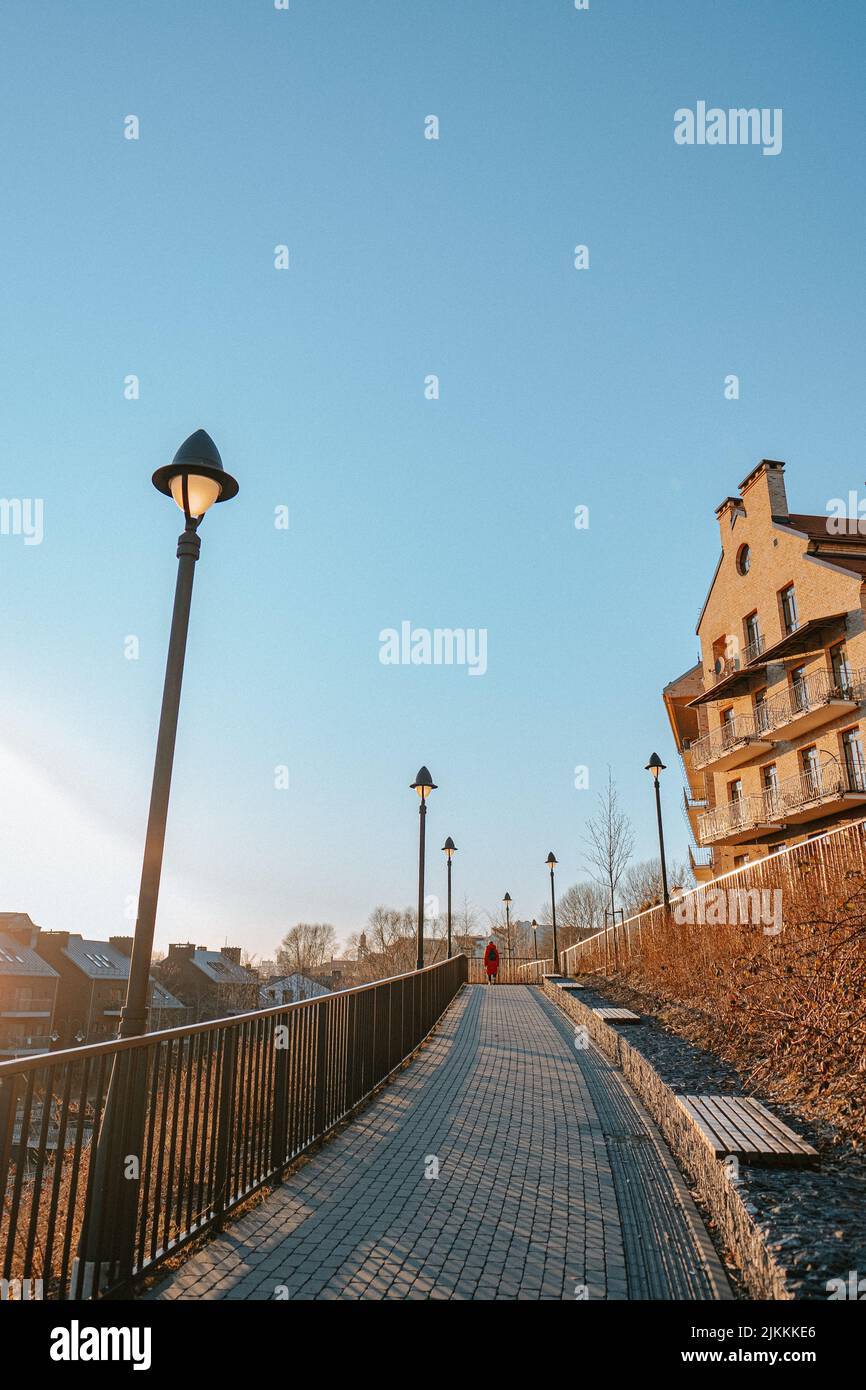 A beautiful scenery of the historic city of Vilnius, Lithuania Stock ...