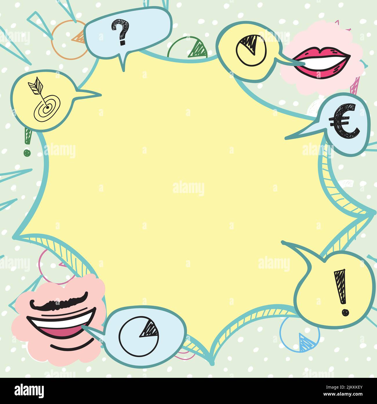 Man And Woman Talking About Important Informations. Crutial ...