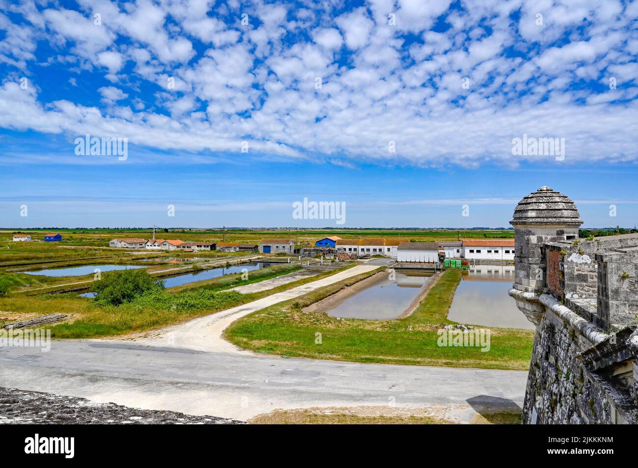 Emerging in the middle of the marshes between Rochefort and the ...
