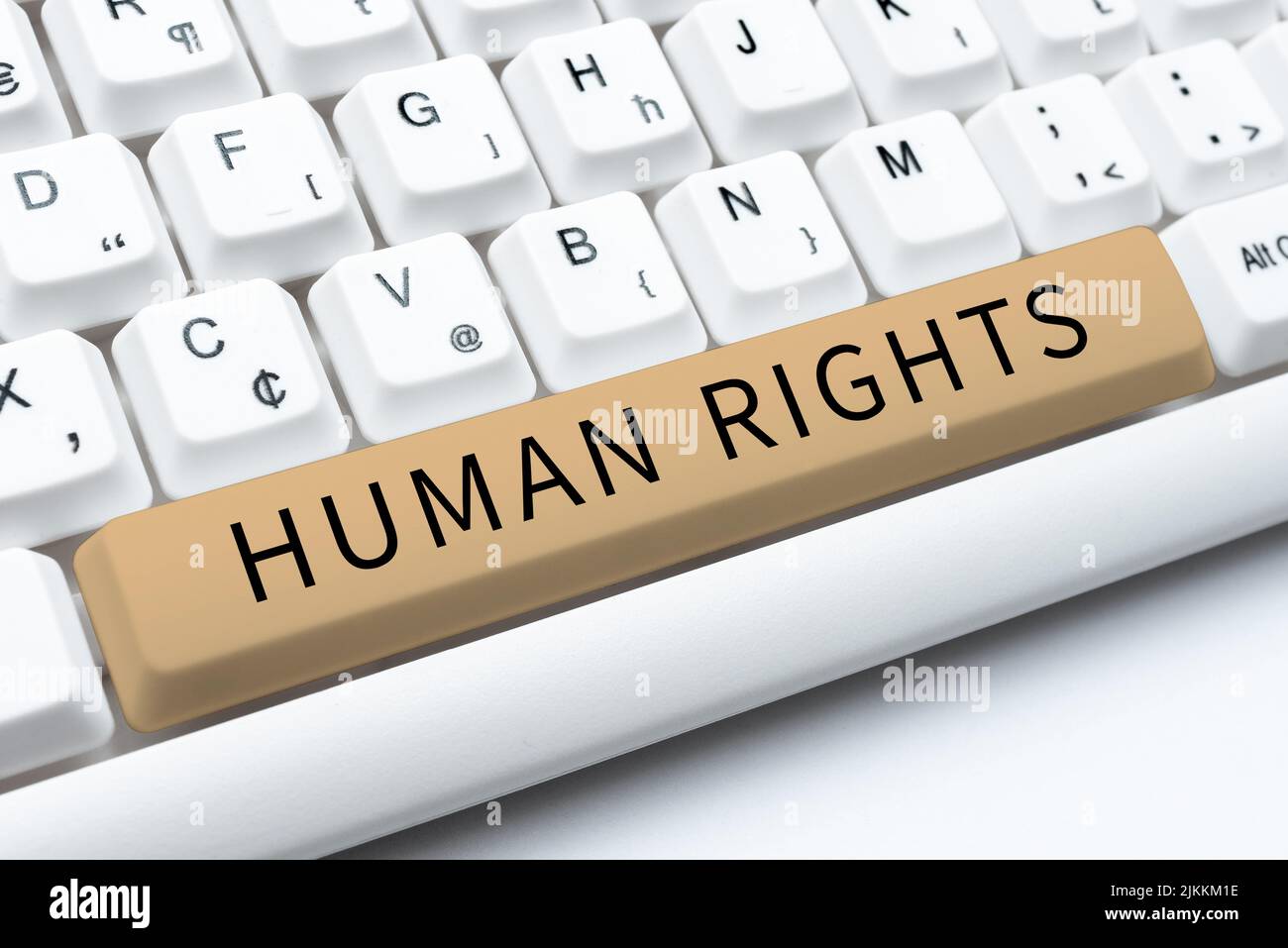 Conceptual display Human Rights. Business showcase Moral Principles ...