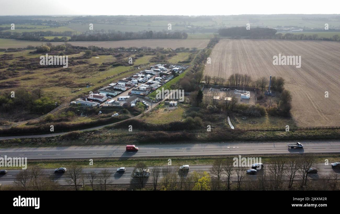 Wide shot cars on highway hi-res stock photography and images - Alamy