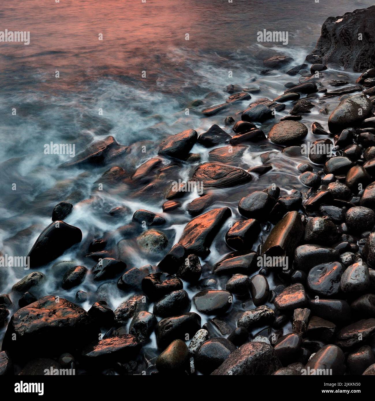 Closeup sea surface sunset hi-res stock photography and images - Alamy