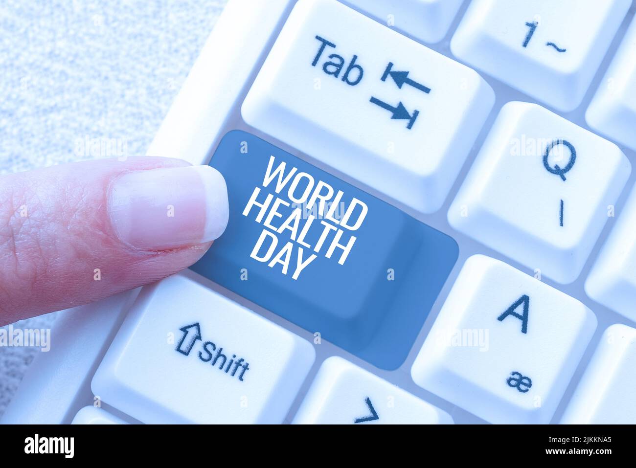 Sign displaying World Health Day. Word Written on Global health ...