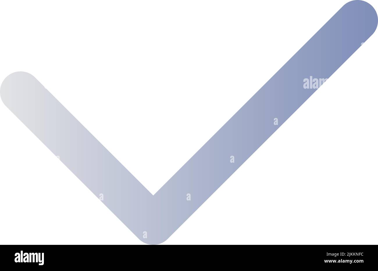 Check mark flat gradient color ui icon Stock Vector Image & Art - Alamy