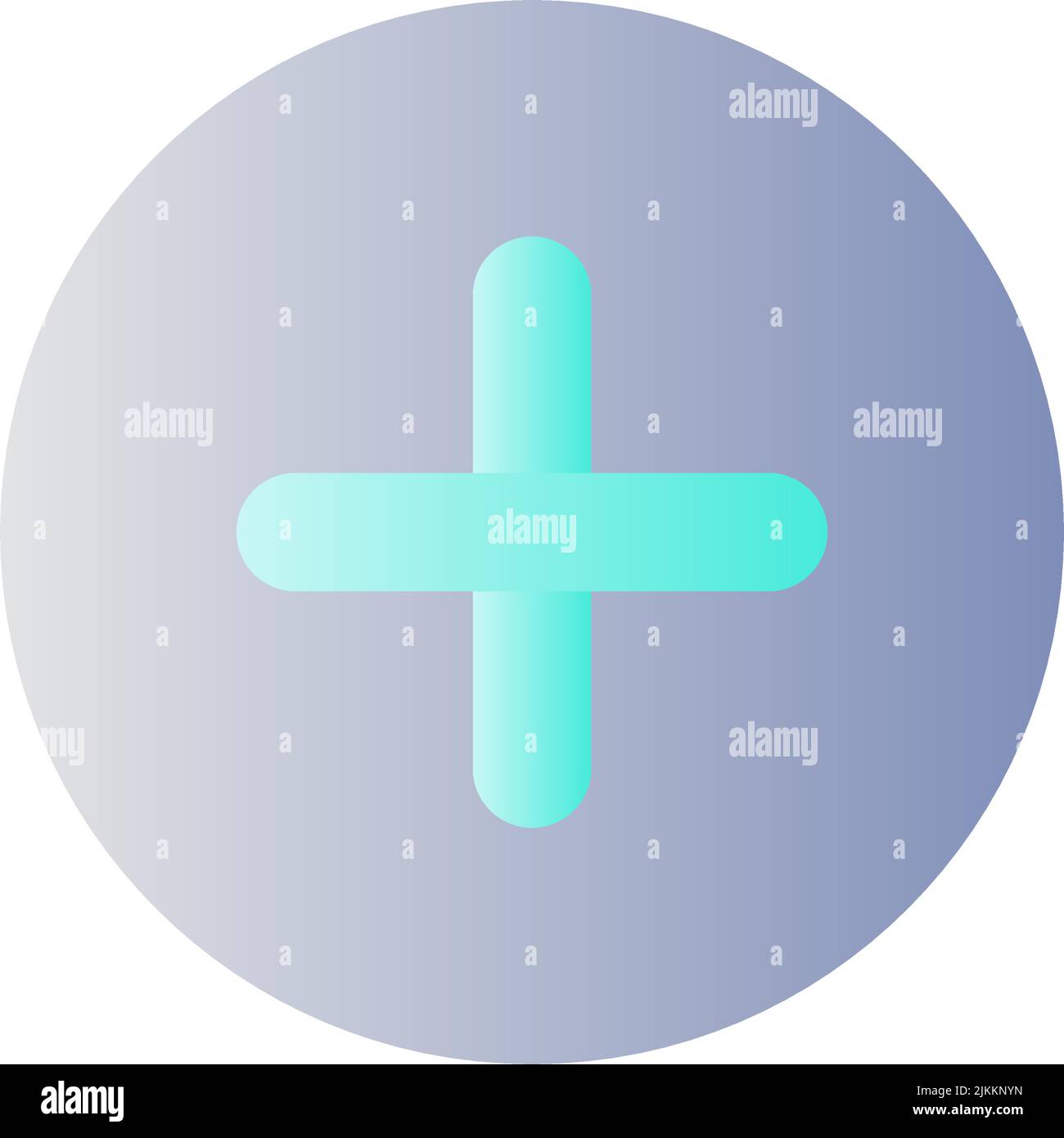 Add button flat gradient color ui icon Stock Vector Image & Art - Alamy