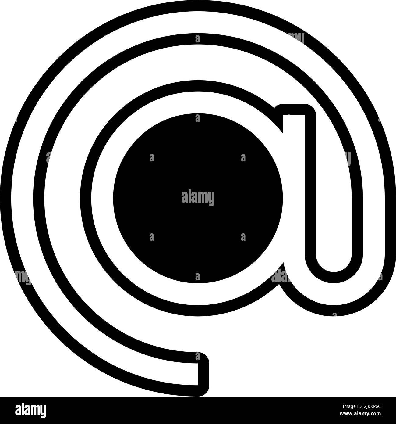 at icon black vector illustration Stock Vector Image & Art - Alamy