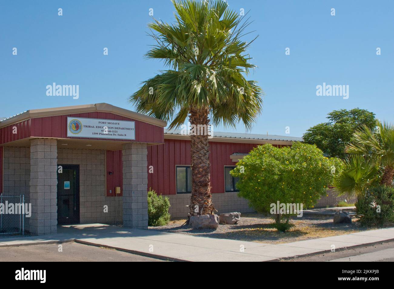 Tribal Education Department building located on the Fort Mojave Indian ...